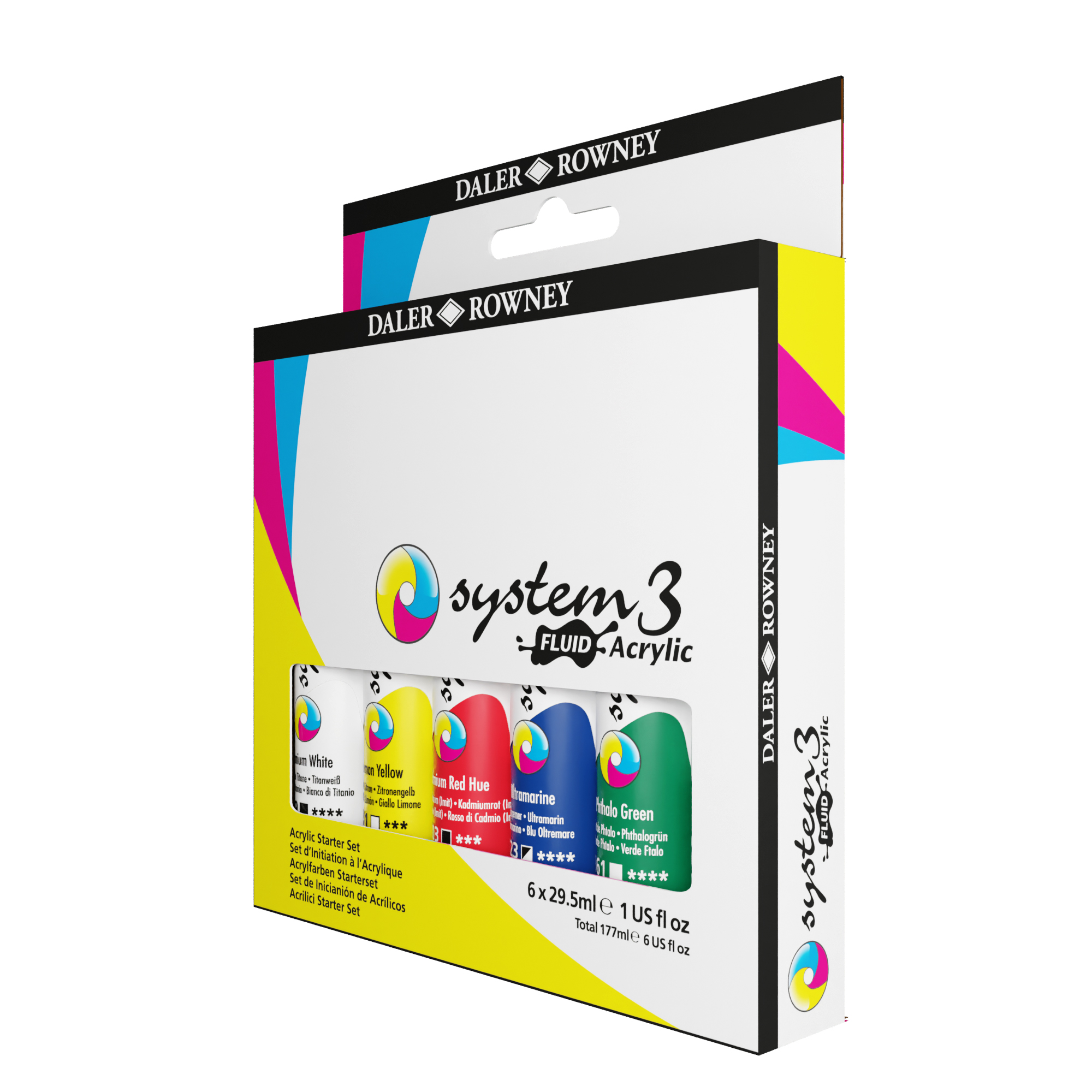 Art Corner - DALER-ROWNEY SYSTEM 3 FLUID ACRYLIC SETS